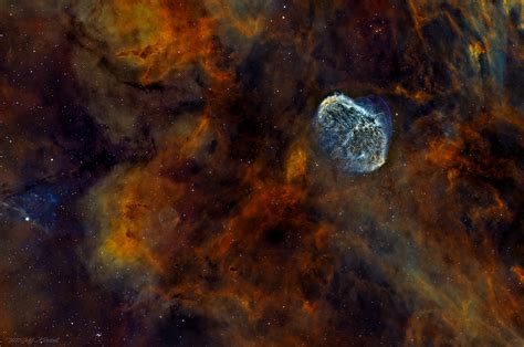 Crescent And Soap Bubble Nebula Sky And Telescope Sky And Telescope