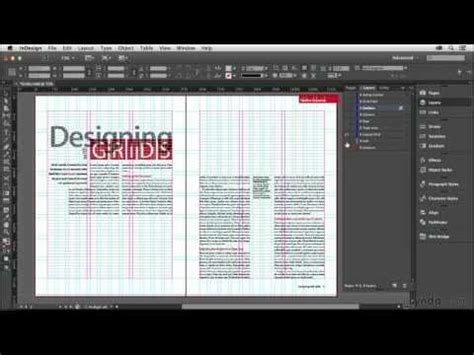 Indesign Tutorial The Parts Of A Grid Indesign Tutorials Indesign Magazine Layout Design