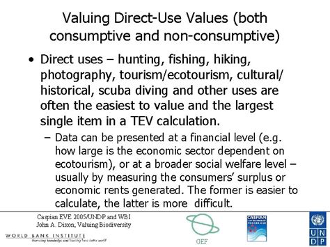 Session 13 Valuing Biodiversity Use And Nonuse Values