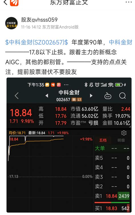 年度第90单结束，只做最真实的交易，中科金财——————小道消息，去伪存真财富号东方财富网