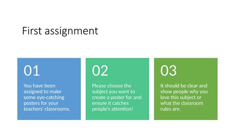 Middle School Ict Poster Design Assignmentpptx