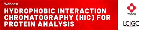 Hydrophobic Interaction Chromatography Hic For Protein Analysis