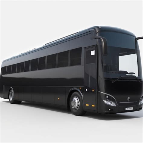 A black bus with the number 2 on the side | Premium AI-generated PSD