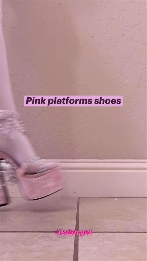 Pink Platforms Shoes