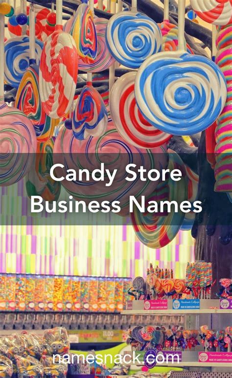 Colorful Candy Store Business Names Candy Shop Name Ideas Candy