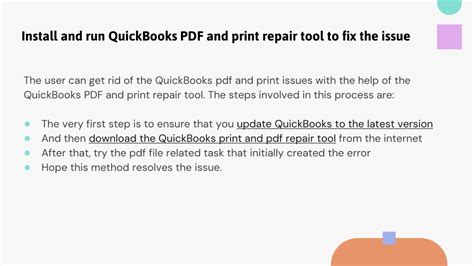ppt how to resolve pdf and printing errors with quickbooks desktop