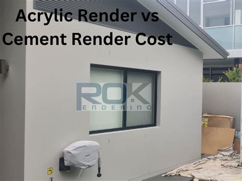 Acrylic Render Vs Cement Render Cost Rok Rendering