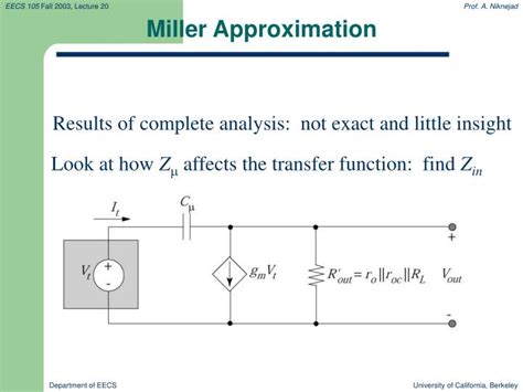 Ppt Lecture 20 Frequency Response Miller Effect Powerpoint Presentation Id 5677033