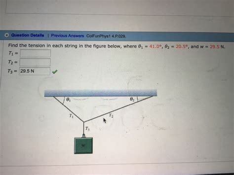 Solved Find The Tension In Each String In The Figure Below Chegg Com