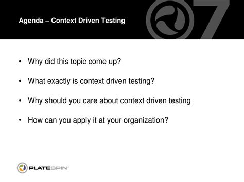 Ppt Context Driven Testing Powerpoint Presentation Free Download