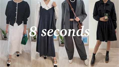 Haul 에잇세컨즈 가을 신상 하울 찢었다🤩가을룩북가을원피스가디건집업프리미엄에디션 Youtube