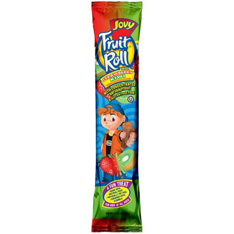 Fruit Roll Strawberry Kiwi Jovy Candy