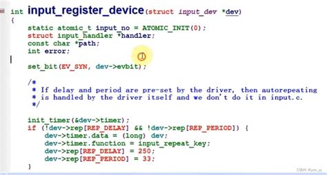 Linux内核输入子系统解析 Csdn博客