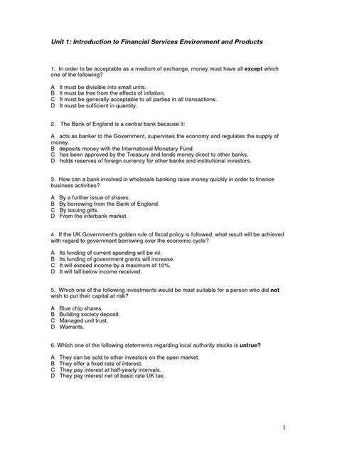 Cemap 1 Exam C Pdf Mortgage Loan Capital Gains Tax