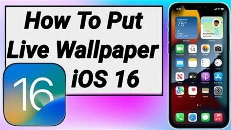 How To Set Live Wallpaper On IPhone IOS 16 How To Put Live Wallpaper