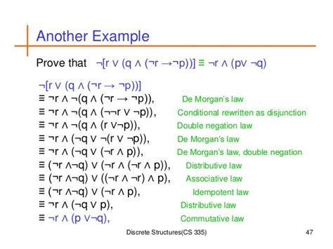 Discrete Structures Lecture 2