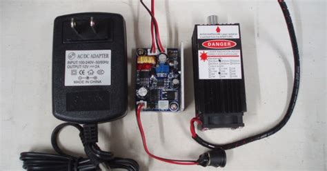 自作cncマシン・レーザーカッターについて Cncマシン：レーザーモジュール（5w）到着