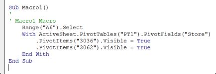 Remove Pivot Table Filters With VBA Excel Pivot Tables