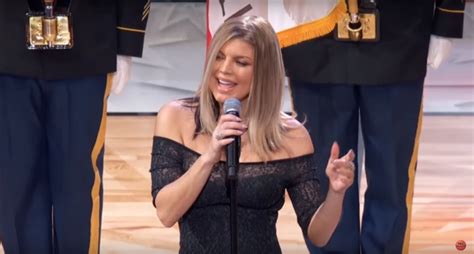 Fergies National Anthem At The Nba All Star Game Went Downhill Fast
