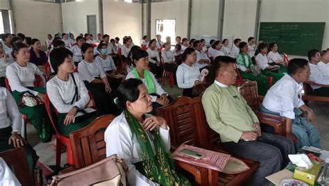 လှိုင်သာယာ အရှေ့ပိုင်း မြို့နယ် အခြေခံပညာအထက်တန်းကျောင်းအမှတ် ၁ ၌ ကမ္ဘာ့ဆရာများနေ့အထိမ်းအမှတ