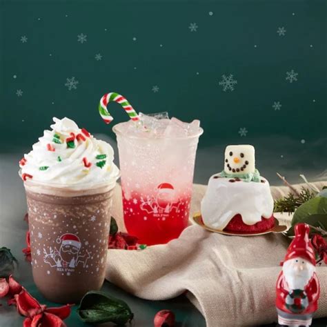 รวมเครื่องดื่มธีมคริสต์มาส สวยน่ารักจนไม่กล้ากิน