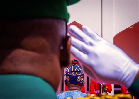 Democracy Day Tinubu Inspects Guard Of Honour Photos Kanyi Daily News