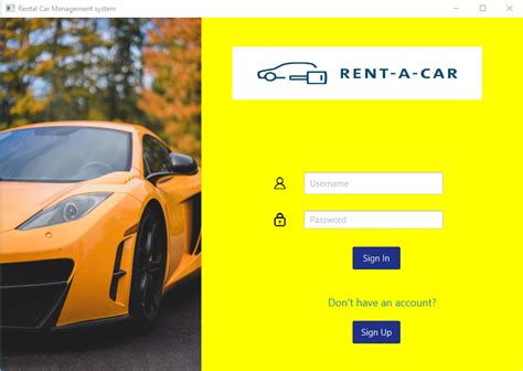Github Farahassaf 25rental Car Management System A Desktop