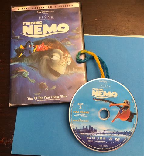 Finding Nemo Dvd Holiday Ornament Etsy
