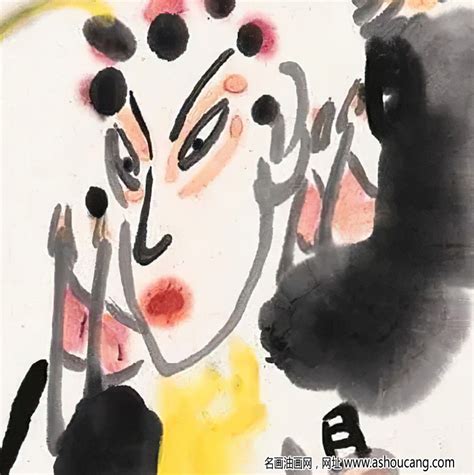 丁衍庸国画 木兰从军 高清大图下载 名画油画网
