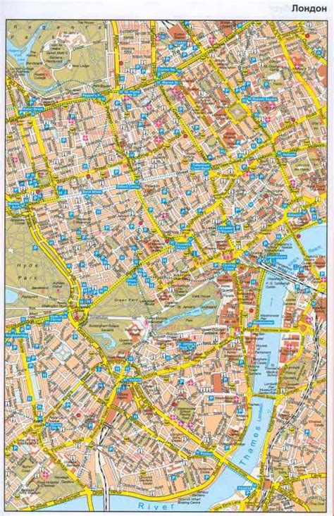 Англия карта столицы Англии Лондона Карта центра Лондона Скачать бесплатно