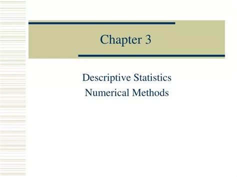 PPT Chapter 3 PowerPoint Presentation Free Download ID 3802855