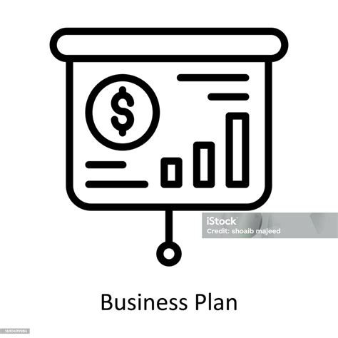 사업 계획 벡터 개요 아이콘 디자인 그림입니다 흰색 배경에 인적 자원 기호 Eps 10 파일 0명에 대한 스톡 벡터 아트 및 기타 이미지 Istock