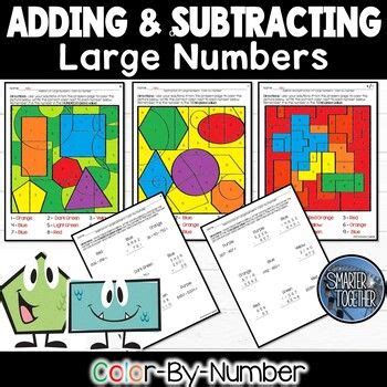 Addition And Subtraction Of Large Numbers Addition And Subtraction Subtraction Adding And