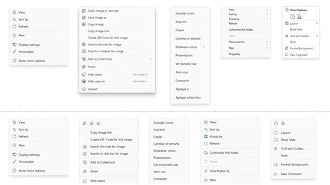 Some Redesigns Of Context Menus Based On The Explorer Context Menu R
