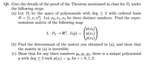 Solved Give The Details Of The Proof Of The Theorem Chegg Com