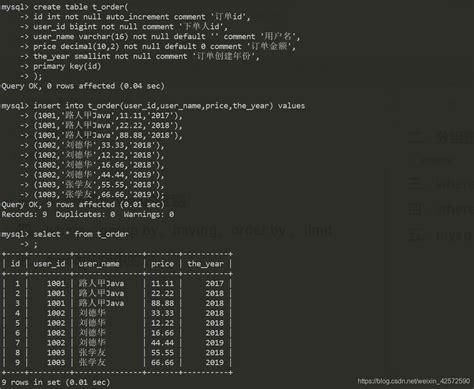 mysql—分组查询详解（group by and having）（九） 分组查询having csdn博客