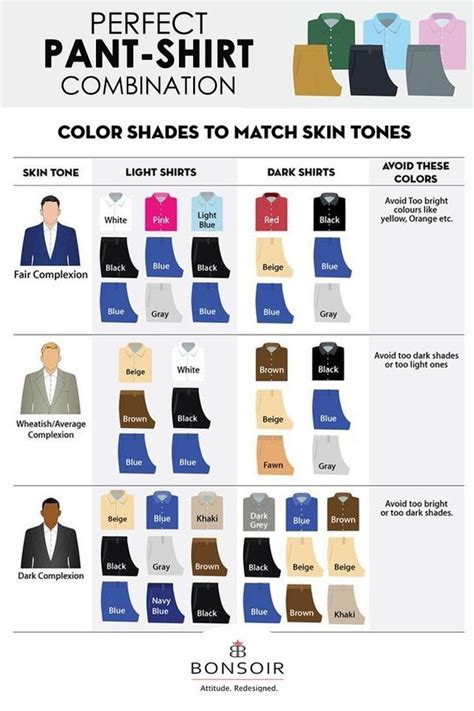 Perfect Pant Shirt Combination Men Clothing Color Combination Mens