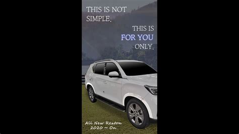 쌍용 올뉴렉스턴에 가장 잘 어울리는 감성 마력 튜닝용품 Youtube