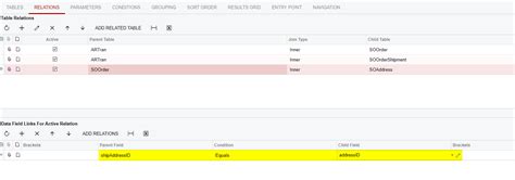 How To Connect The Soshippingaddress Table To The Artran Table Community