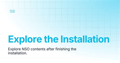Explore The Installation Cisco Crosswork Nso Documentation