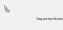 C How To Implement The Common Drag And Drop Icon In Winforms Stack Overflow