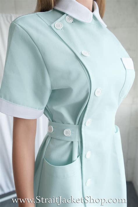 Cute Mint Nurse Uniform High Quality 100 Cotton Abdl Etsy