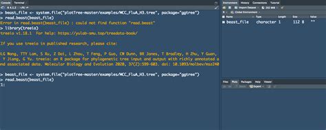 Problems With Ggtree And Treeio Issue YuLab SMU Ggtree GitHub