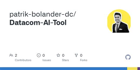 GitHub Patrik Bolander Dc Datacom AI Tool