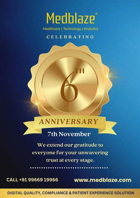 Today We Commemorate 6 Years Of Innovation Dedication And Relentless Pursuit Of Healthcare