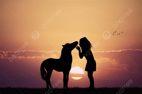 Farm Girl Silhouette