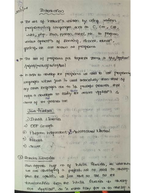 Java Notes Pdf