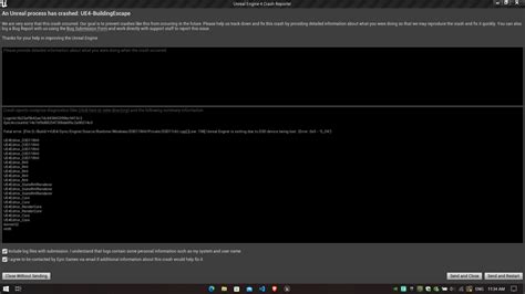 Unreal Engine Is Crashing Ask GameDev Tv