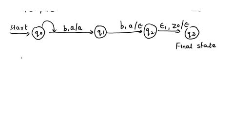 Q2 Describe a PDA that recognizes the language L abc n â 1 Please explain the working