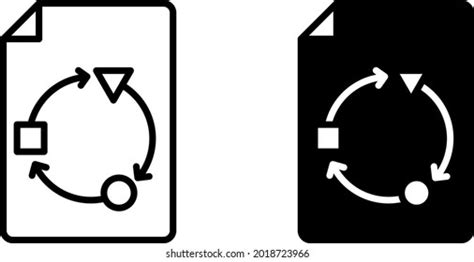 Refactoring Icon Vector Illustration Stock Vector Royalty Free Shutterstock